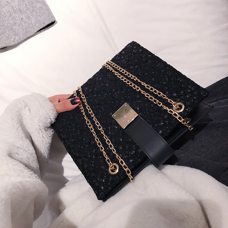 Shangxin texture net red small black bag female bag new 2020 อินเทรนด์ ...