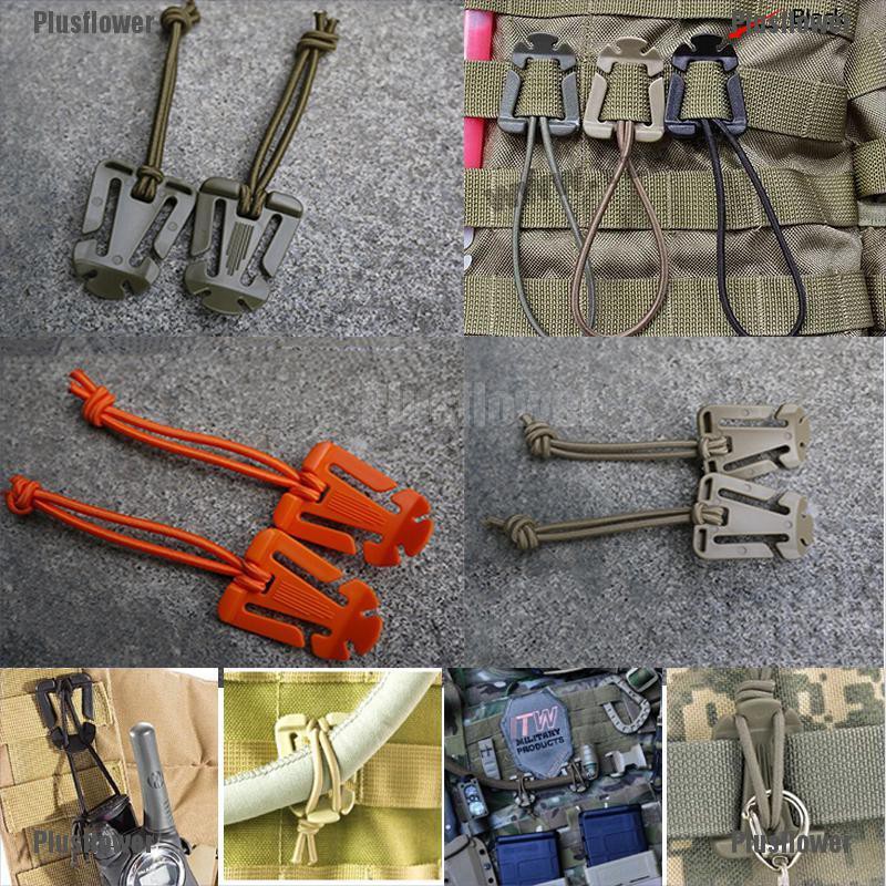 Plusflower 1Pc Dominator Elastic Cord Hang Buckle Clip PALS MOLLE EDC ...