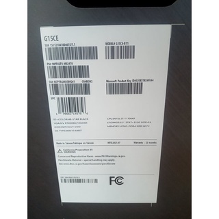 ROG Strix G15CE-B11 ไม่มีกาดมีแต่ตัวเครื่อง | Shopee Thailand