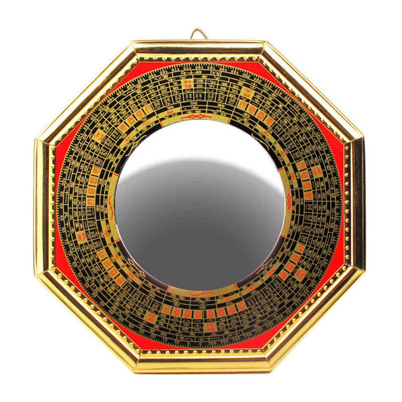 Gossip mirror home จี้ประตู Tai Chi เว้ากระจกนูน home gate Jiugong ...