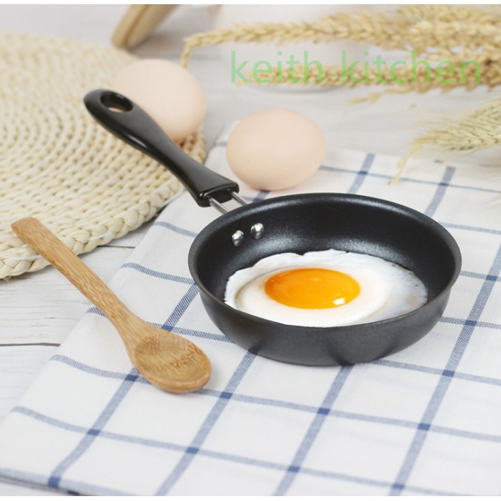 12cm Mini Non-Stick Frying pan Omelette Egg Fry Pan Kitchen Kuali Dapur ...
