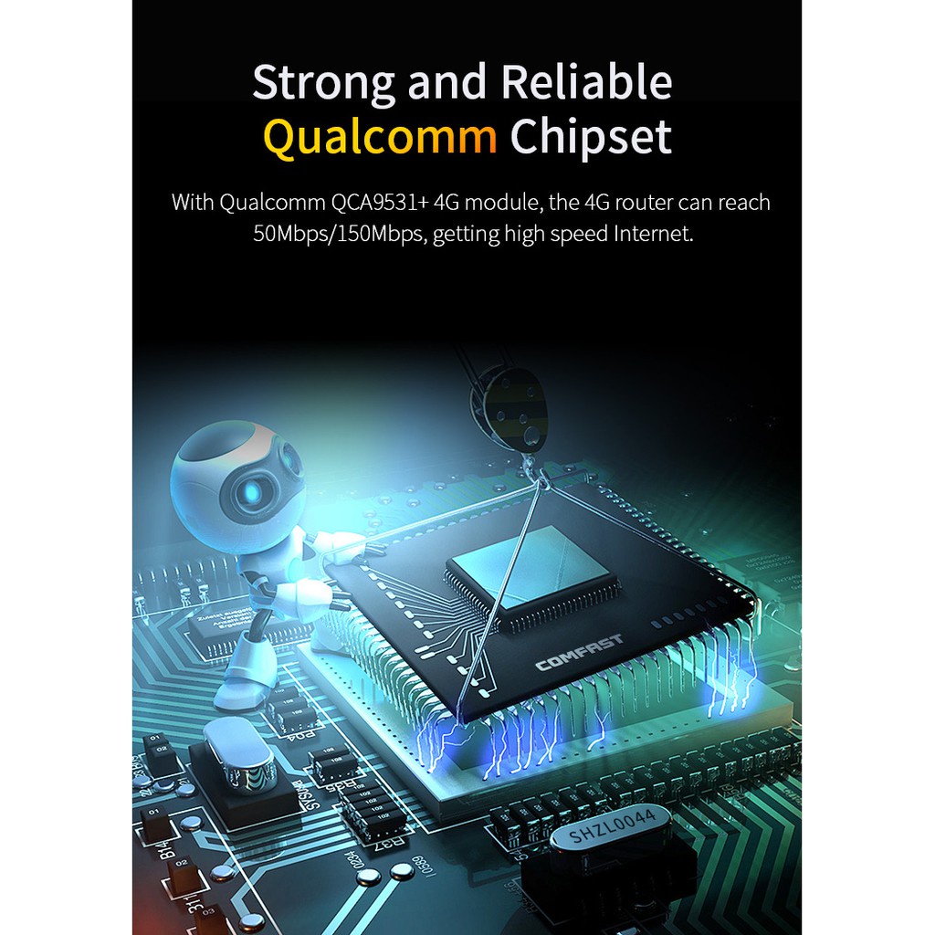comfast CF-E3 LTE(ใส่ซิมได้ครับ) 4G SIM Card Wireless AP WiFi Router 4G ...