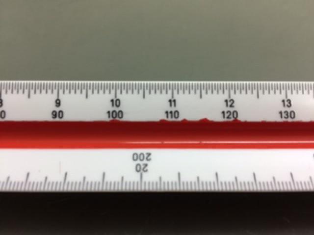 Rotring Triangular Scale Ruler ร็อตตริ้ง สเกลสามเหลี่ยม [1:10 1:20, 1: ...
