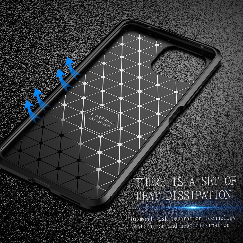 เคสโทรศัพท์คาร์บอนไฟเบอร์กันกระแทกสําหรับ Xiaomi 11 Lite 11 Pro 11 ...
