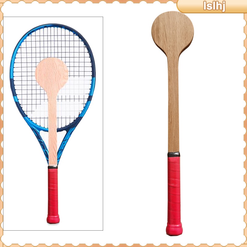 [ราคาจำกัดเวลา] Tennis Racket Pointer Wooden Tennis Spoon Starter ...