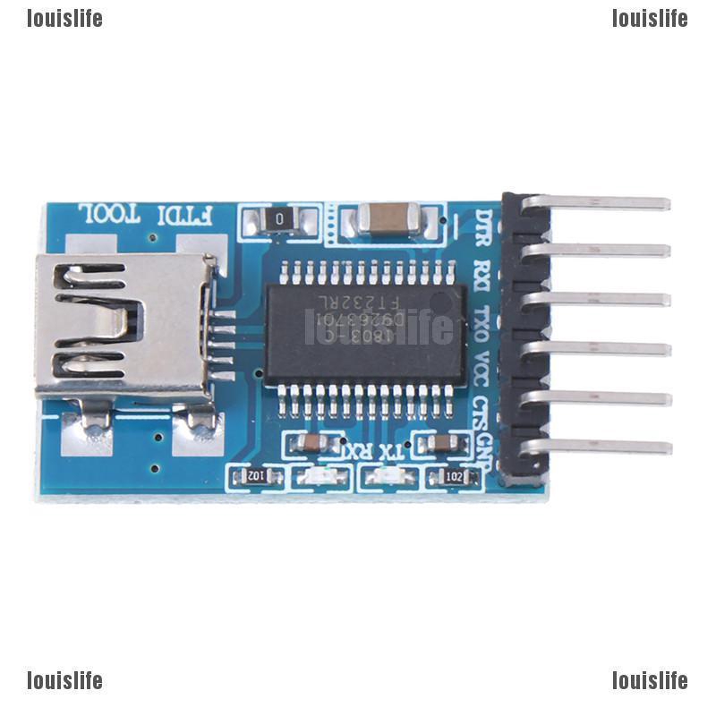 Llth FT 232 RL FTDI 3.3 V 5.5 V USB to TTL Serial อะแดปเตอร์โมดูลสำหรับ Arduino Mini Port ...