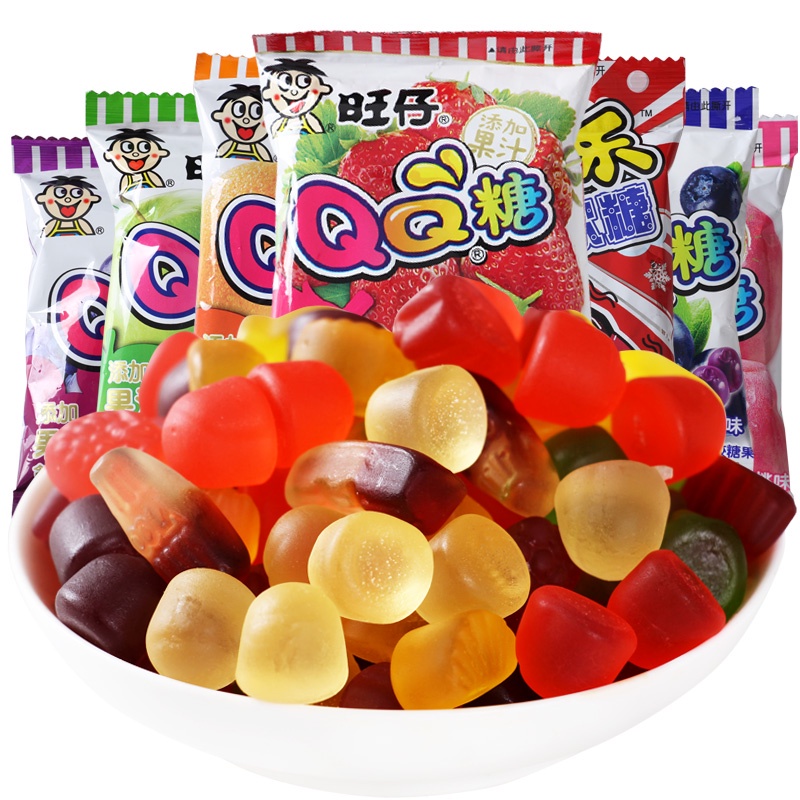 ♕Wangzai QQ Candy ลูกอมเคี้ยวหนึบสำหรับเด็ก Gummi Juice Candy | Shopee ...