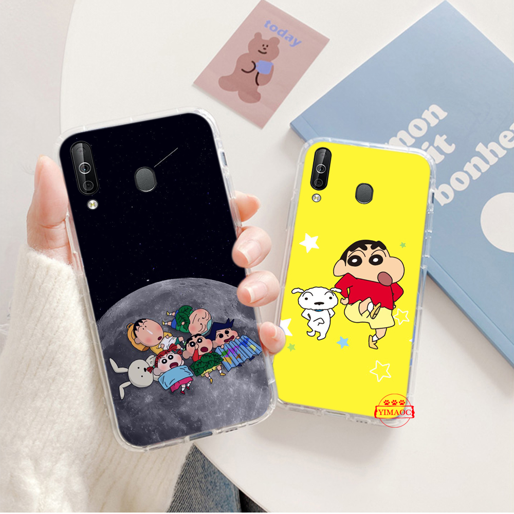เคสใส แบบนิ่ม ลายการ์ตูนชินจัง 92C สำหรับ Samsung A01 EU A10 A10S A11 ...