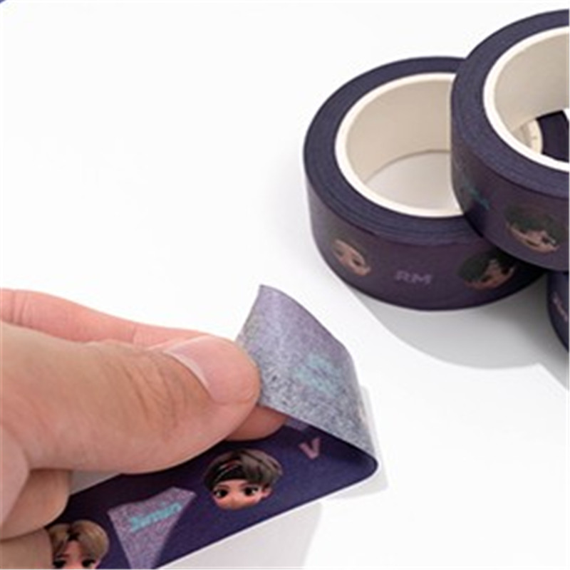 KPOP BTS BT21 Masking Washi Tape DIY Adhesive Tapes Stickers qlBg ...
