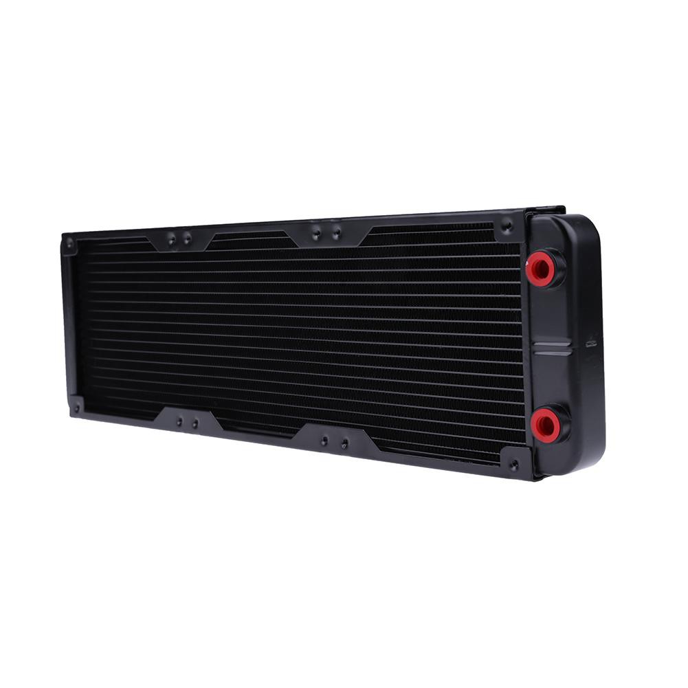 360mm 18 Tubes Computer Water Cooling Radiator Heat Sink With G4/1 ...
