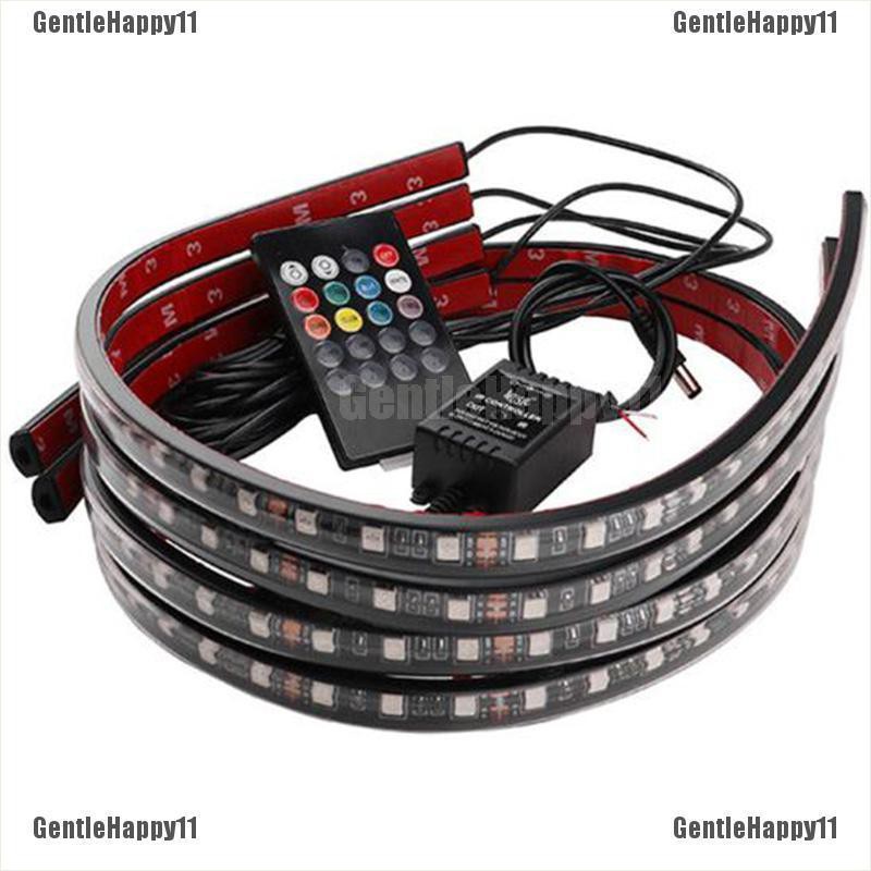 Ghth 4 x RGB ไฟ LED สำหรับติดรถยนต์ 90 x 120 - gentlehappy11.th - ThaiPick