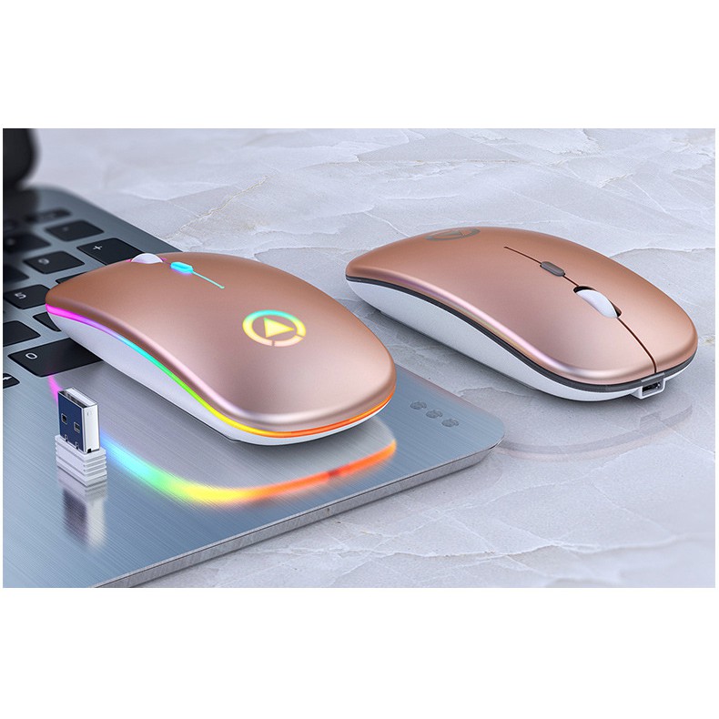 เมาส์：Rechargeable Wireless Silent Gaming Mouse T1 Wireless Mouse ...