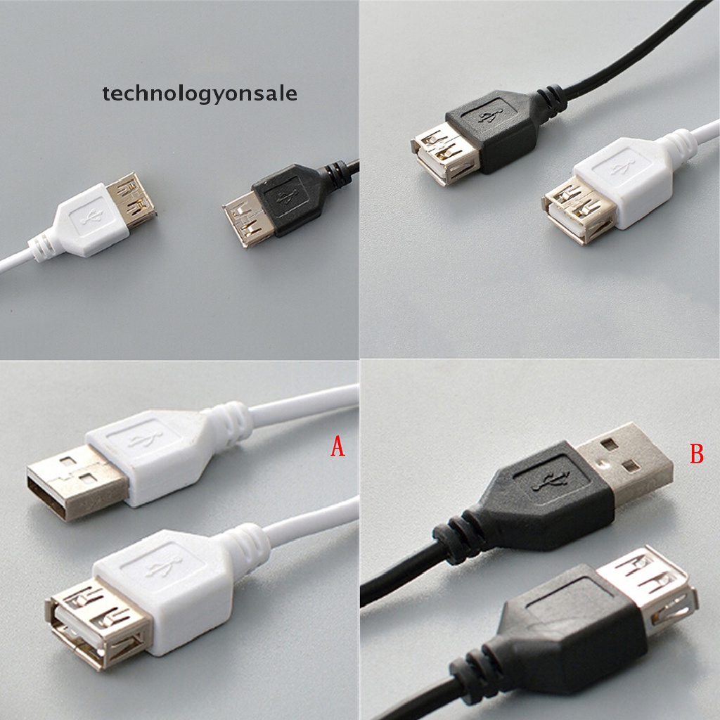 technologyonsale USB EXTENSION CABLE 1.5M USB2.0 Male to Female ...