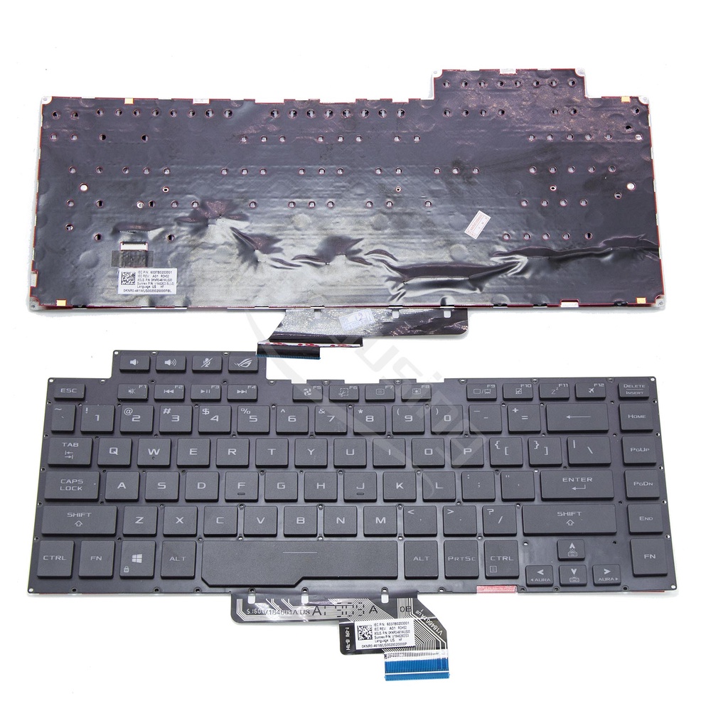 แป้นพิมพ์คอมพิวเตอร์ Brand New US Russian Keyboard for ASUS ROG ...