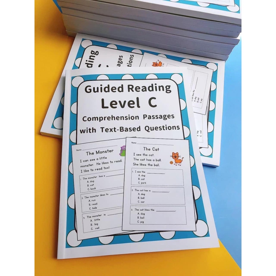 แบบฝึกทักษะภาษา Guided Reading Level C - kids.zone - ThaiPick