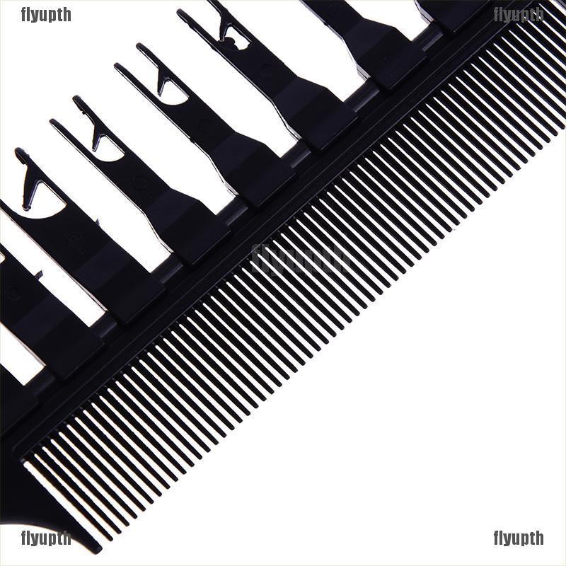 D SG 2 side hair dyeing adjustable sectioning highlight comb weaving ...