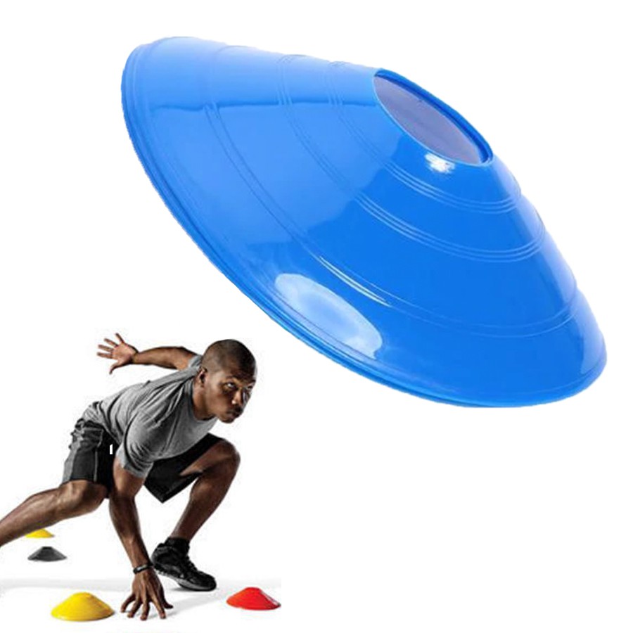 กรวยซ้อมบอล กรวยฝึกซ้อม กรวยซ้อมกีฬา มาร์กเกอร์โคน ชุดละ 10 ชิ้น Dise ...