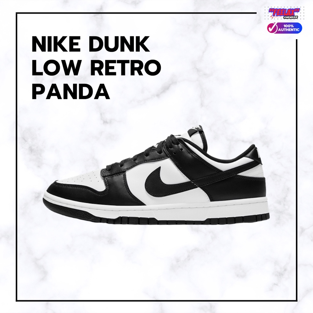 สินค้าลิขสิทธิ์แท้100 NIKE DUNK LOW RETRO PANDA - feelax_shop - ThaiPick