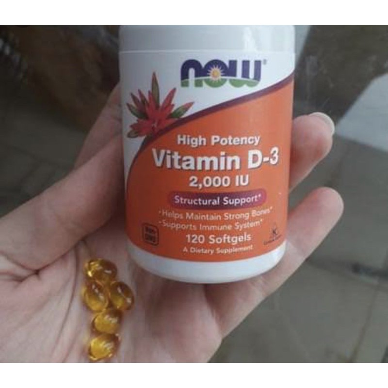พร้อมส่ง Now Foods Vitamin D-3 High Potency 1000 IU 2000 IU 5000 IU 10000 IU วิตามินดี3 D3 ...