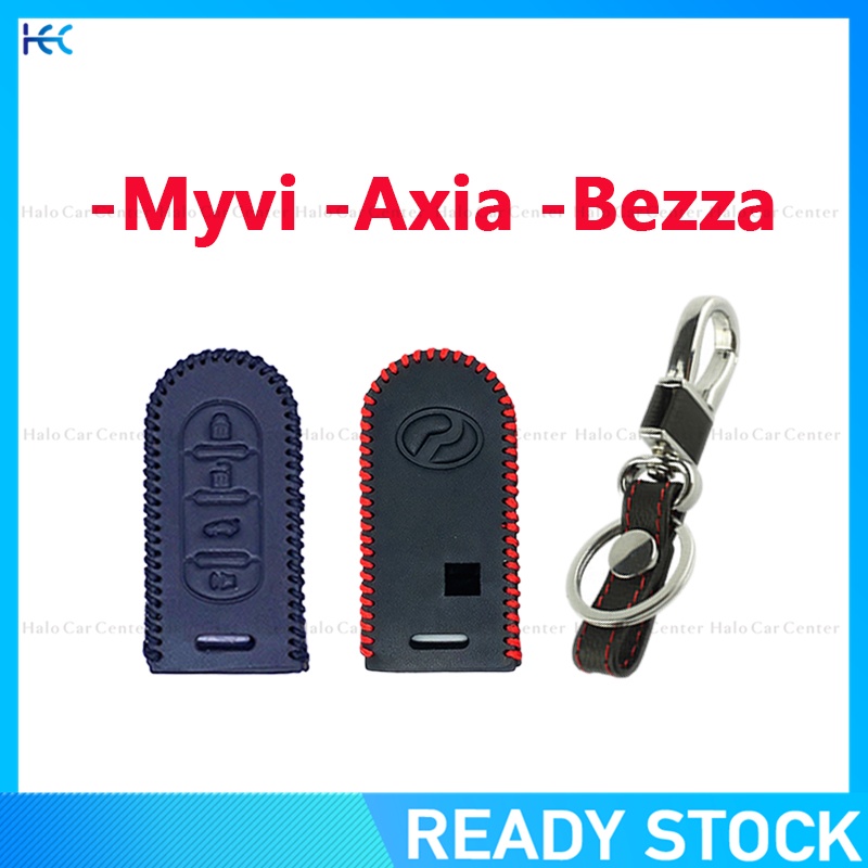 【Ready Stock】100% Genuine Leather Key Cover For Perodua Myvi / Axia ...