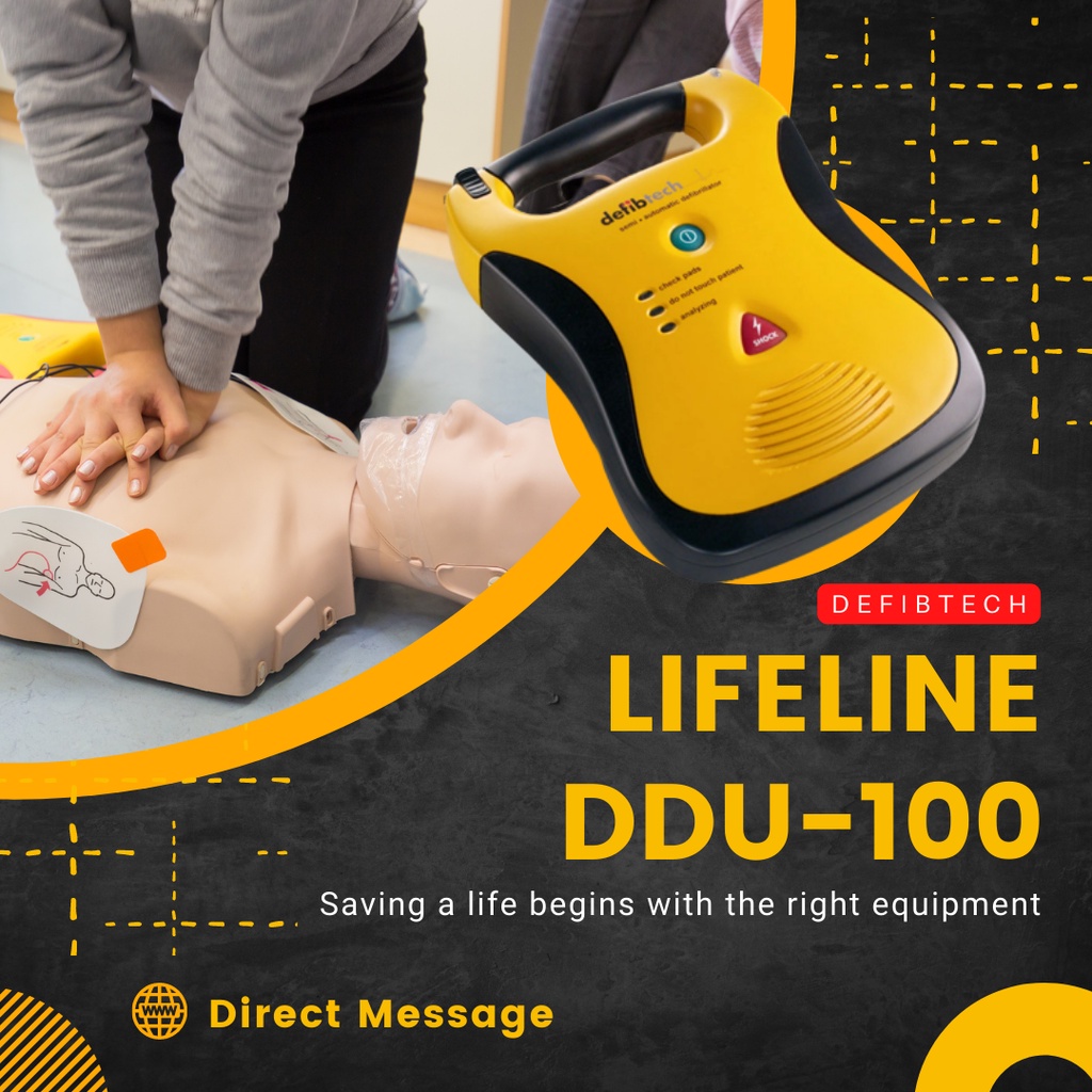 AED เครื่องกระตุกหัวใจไฟฟ้าแบบอัตโนมัติ - Defibtech รุ่น Lifeline DDU ...