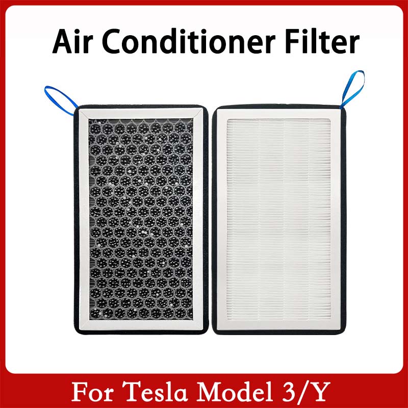 Tesla Model 3 Model Y 2022 HEPA Activated Carbon Air Filter 2 Pieces ...