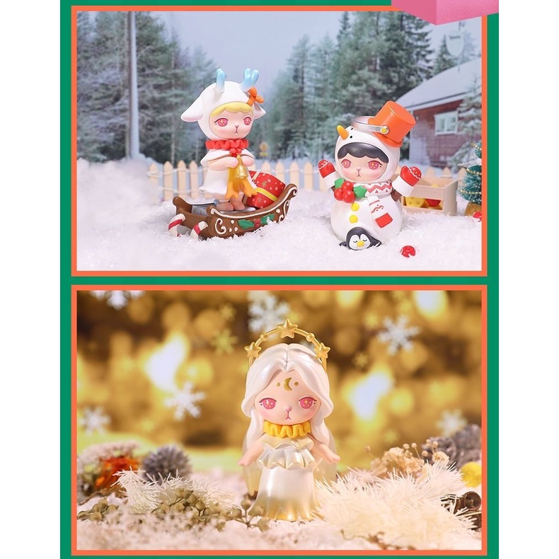 กล่องสุ่ม ตุ๊กตาแฮนด์เมด Popmart BUNNY Christmas Series - crazytoycity ...