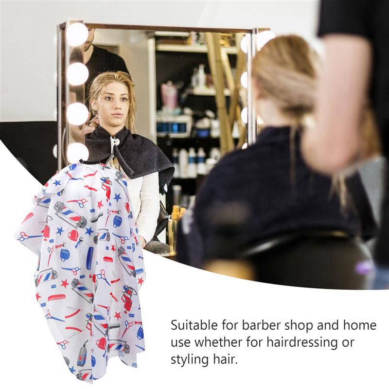 Haircut Barber Cape Hair Salon Cape Cloak with Adjustable Closure Salon ...