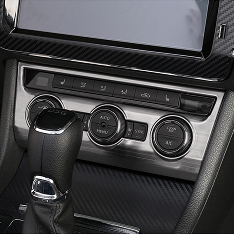 Central Control Air Conditioner Knob Switch Panel Decorative Frame Trim ...