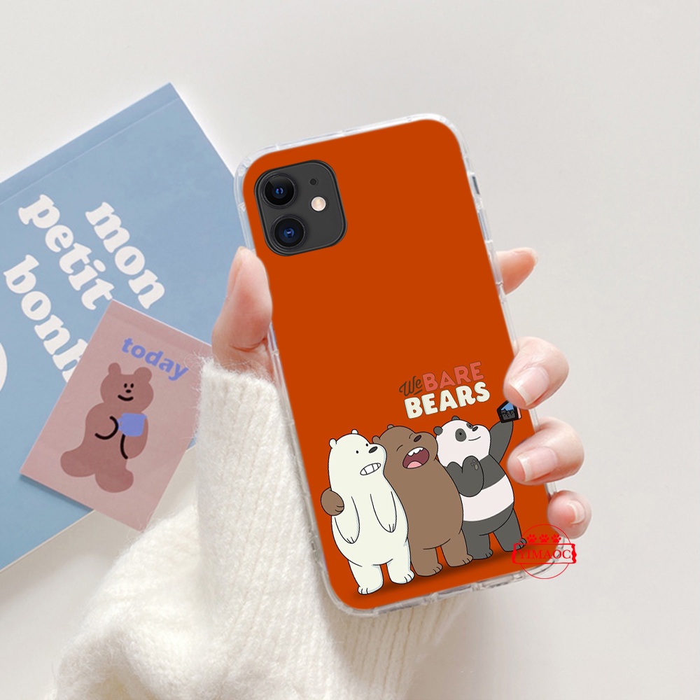 เคสใส แบบนิ่ม ลายอนิเมะ We Bare Bears 52F สําหรับ Tecno Spark 6 KE7 KE5 ...