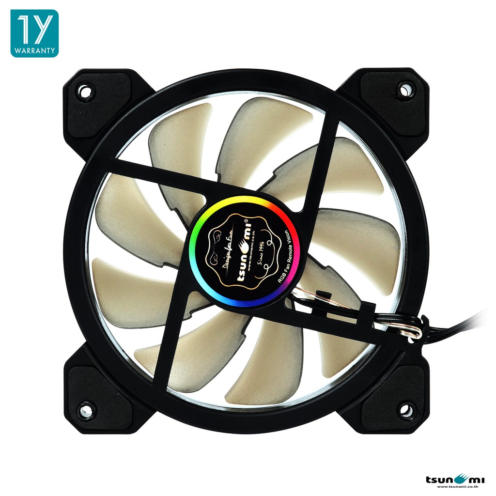 พัดลมระบายความร้อน Tsunami Tron Series cRGB Cooling Fan X5 (รับประกัน ...