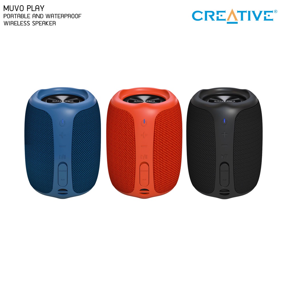 Creative MUVO Play Wireless Speaker Bluetooth 5.0 IPX7 Waterproof ลำโพง ...