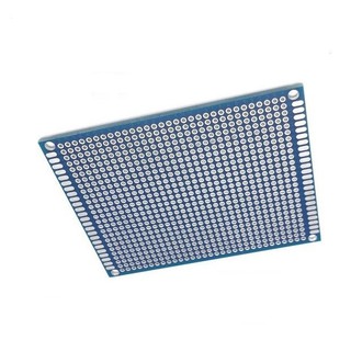 PCB 7X9cm Blue Prototype Universal Circuit Board Double Side บอร์ดแผ่นป ...
