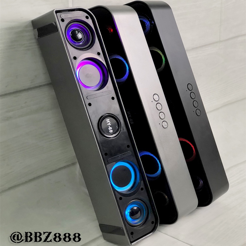 ลำโพงบลูทูธ Sounds bar รุ่น HY-68ลำโพงบลูทูธ ดีไซน์เรียบหรู รุ่น HY-68 ลำโพง Sounds bar มีระบบไฟ ...