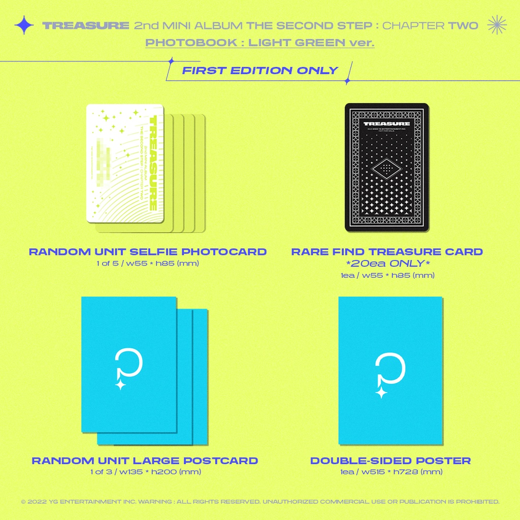 TREASURE - 2nd MINI ALBUM THE SECOND STEP CHAPTER TWO PHOTOBOOK ver ...