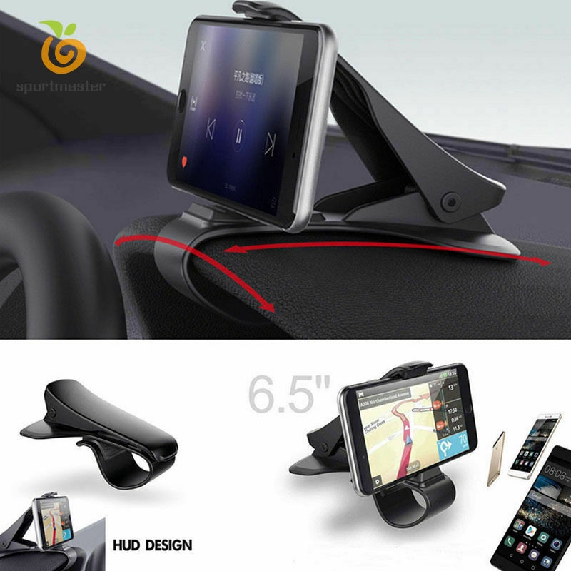 Universal Car Phone Holder Clip Anti Skid HUD Design Dashboard ...