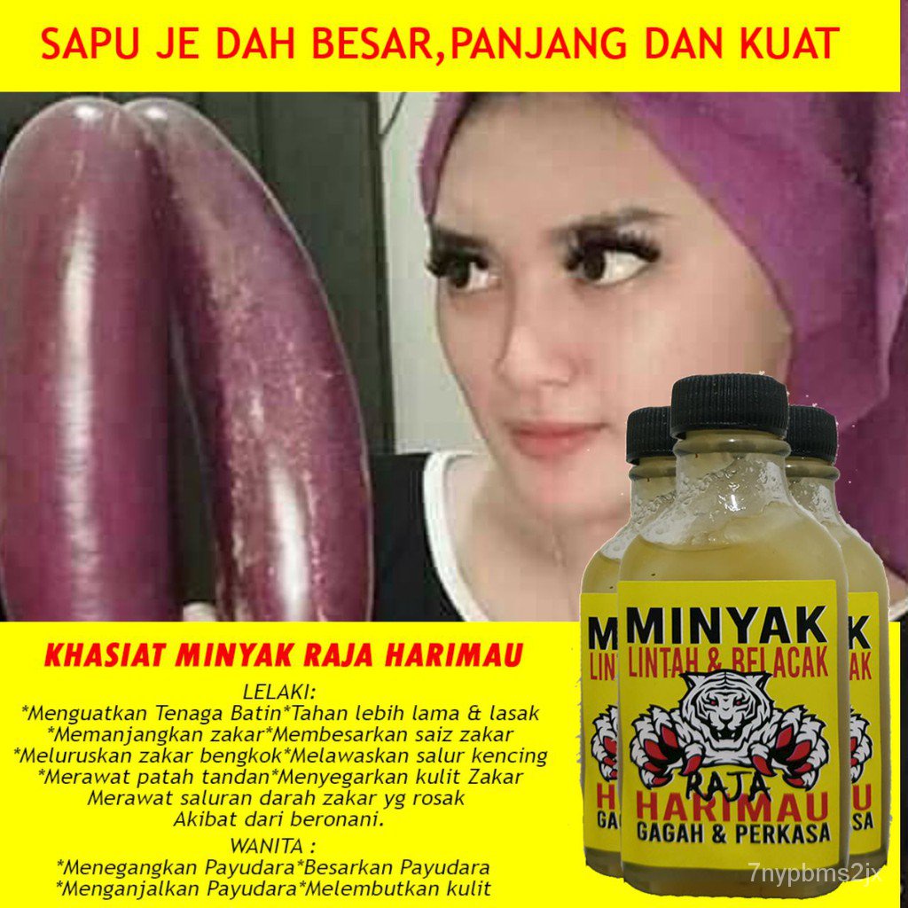 [FREE GIFT] Minyak Raja Harimau Untuk Besar Kote Dan Tetek runP - 7nypbms2jx - ThaiPick