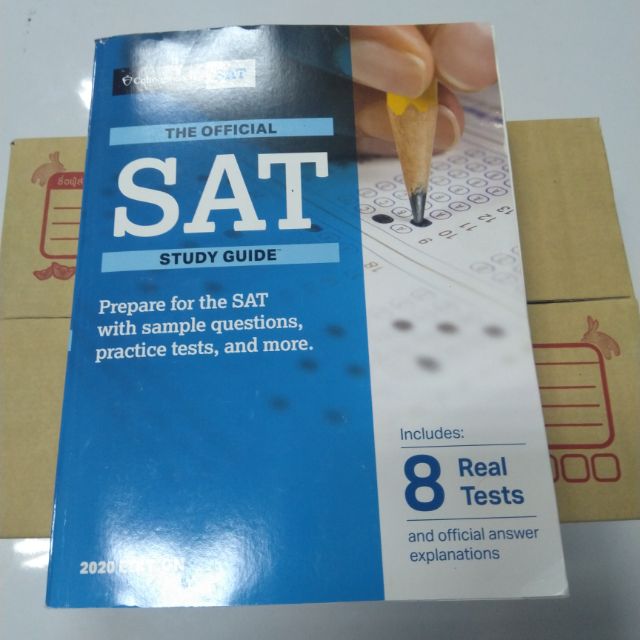 The OFFICIAL SAT STUDY GUIDE by College board.This book contains 8 ...