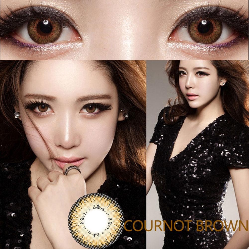 1PC Contact Lens Highlight Eye Makeup Enlarge Eyes Women Girls Cosmetic ...