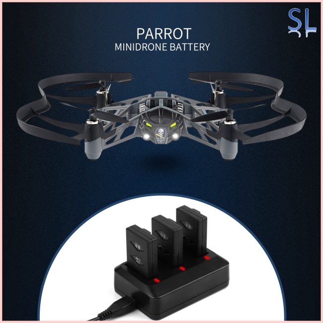 3 in 1 ที่ชาร์จแบตเตอรี่สำหรับ Parrot minidrone Battery - starlight1.th ...