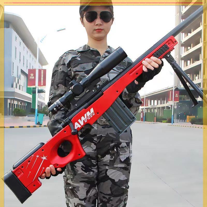 awm sniper toy gun simulation soft bullet gun 98k g chicken big high-precision sniper shell ...