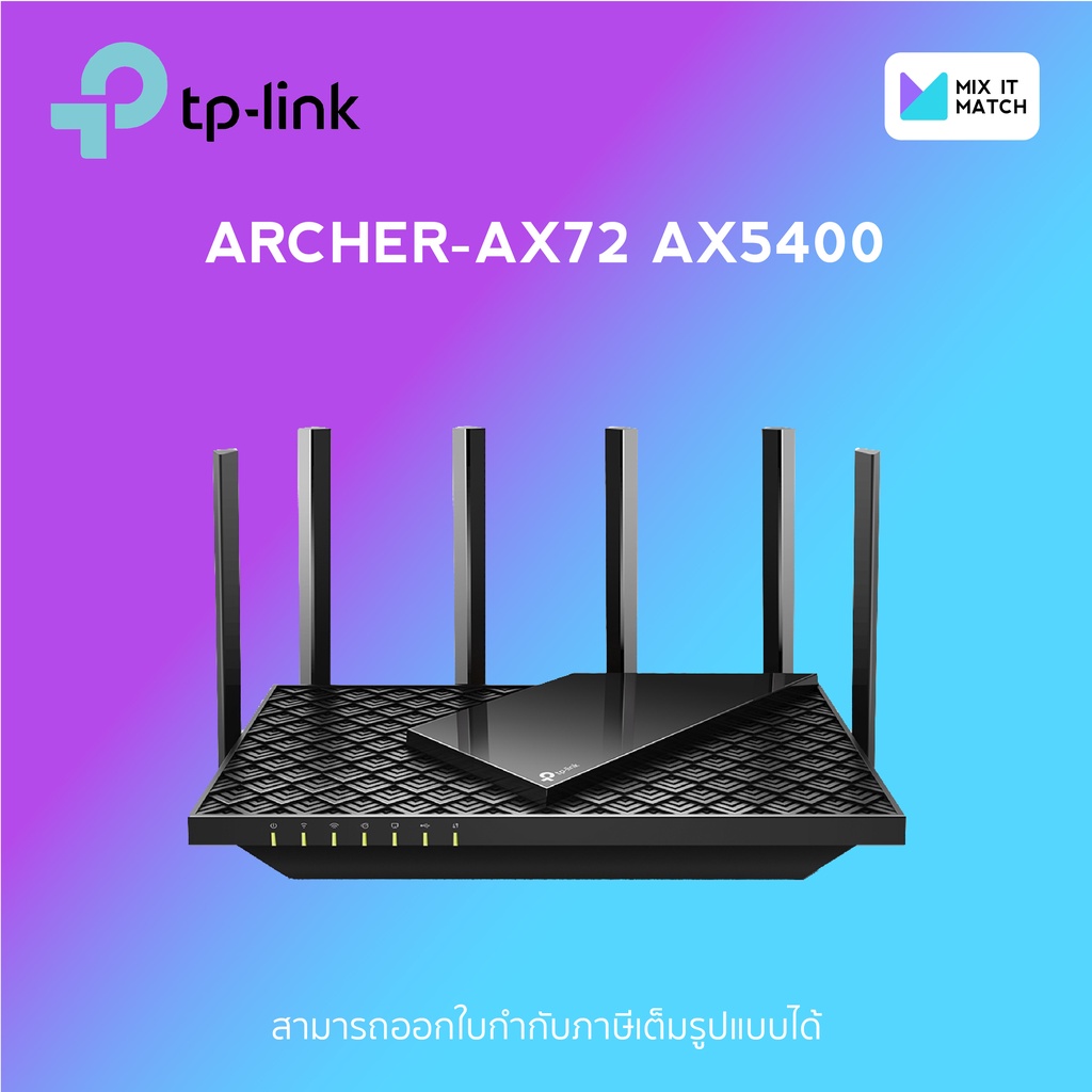 TP-LINK ARCHER-AX72 AX5400 Dual-Band Wi-Fi 6 Router (ARCHER-AX72 ...