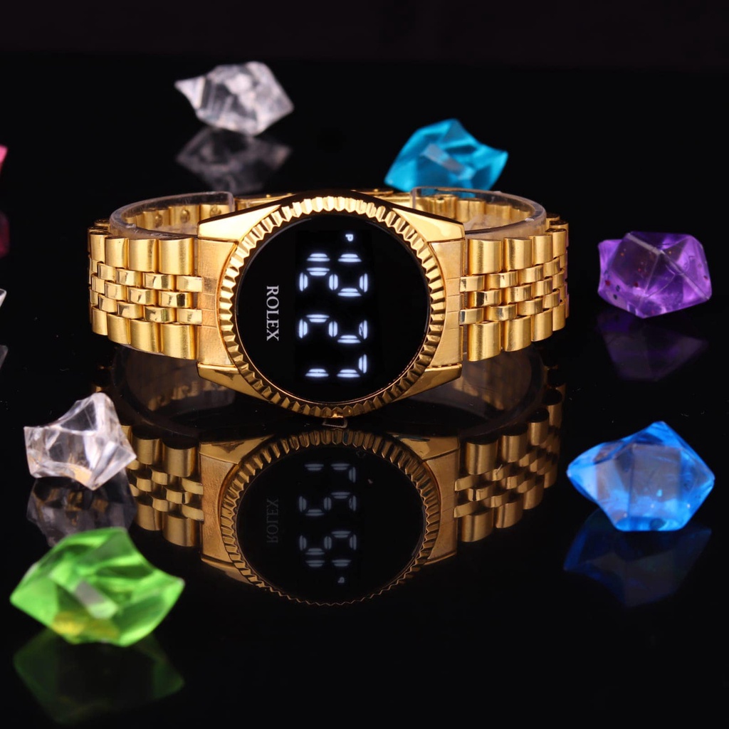 นาฬิกาข้อมือ ROLEX LED แฟชั่นสําหรับผู้หญิง 3.5 ซม - orbit_arloji.th ...