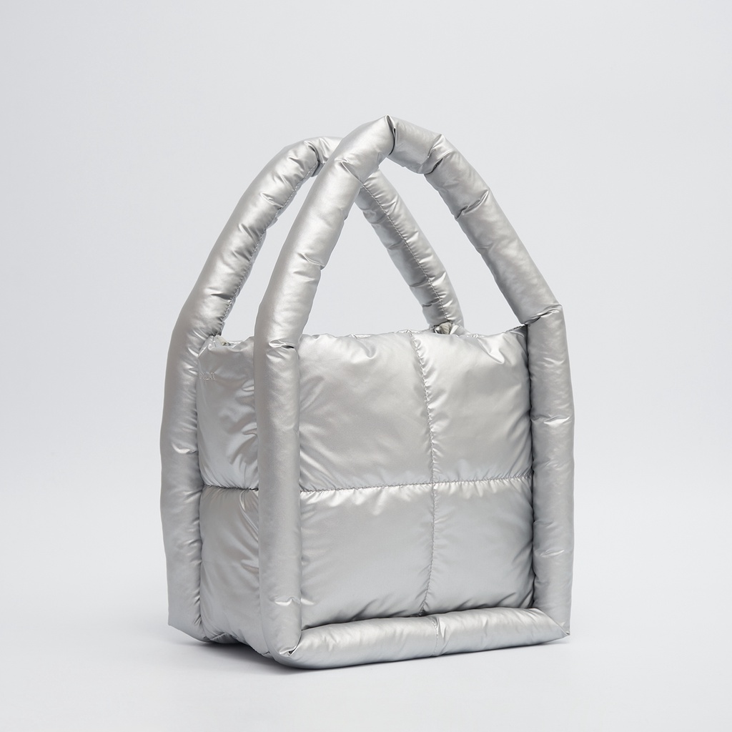 LONGLAI BLOWEE TOTE BAG - SILVER - longlaileather - ThaiPick