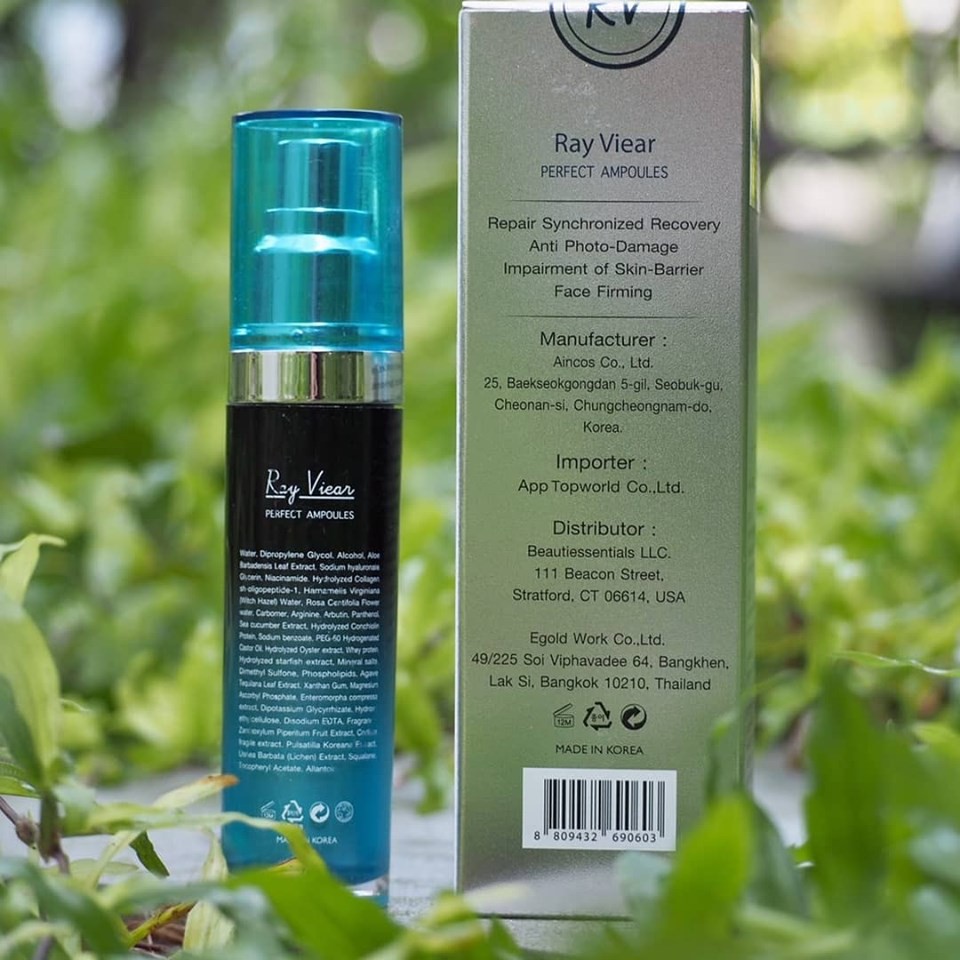 Ray viear Perfect Ampoules (Day cream) ครีมเรเวียร์ เซรั่มบำรุงผิวหน้า ...