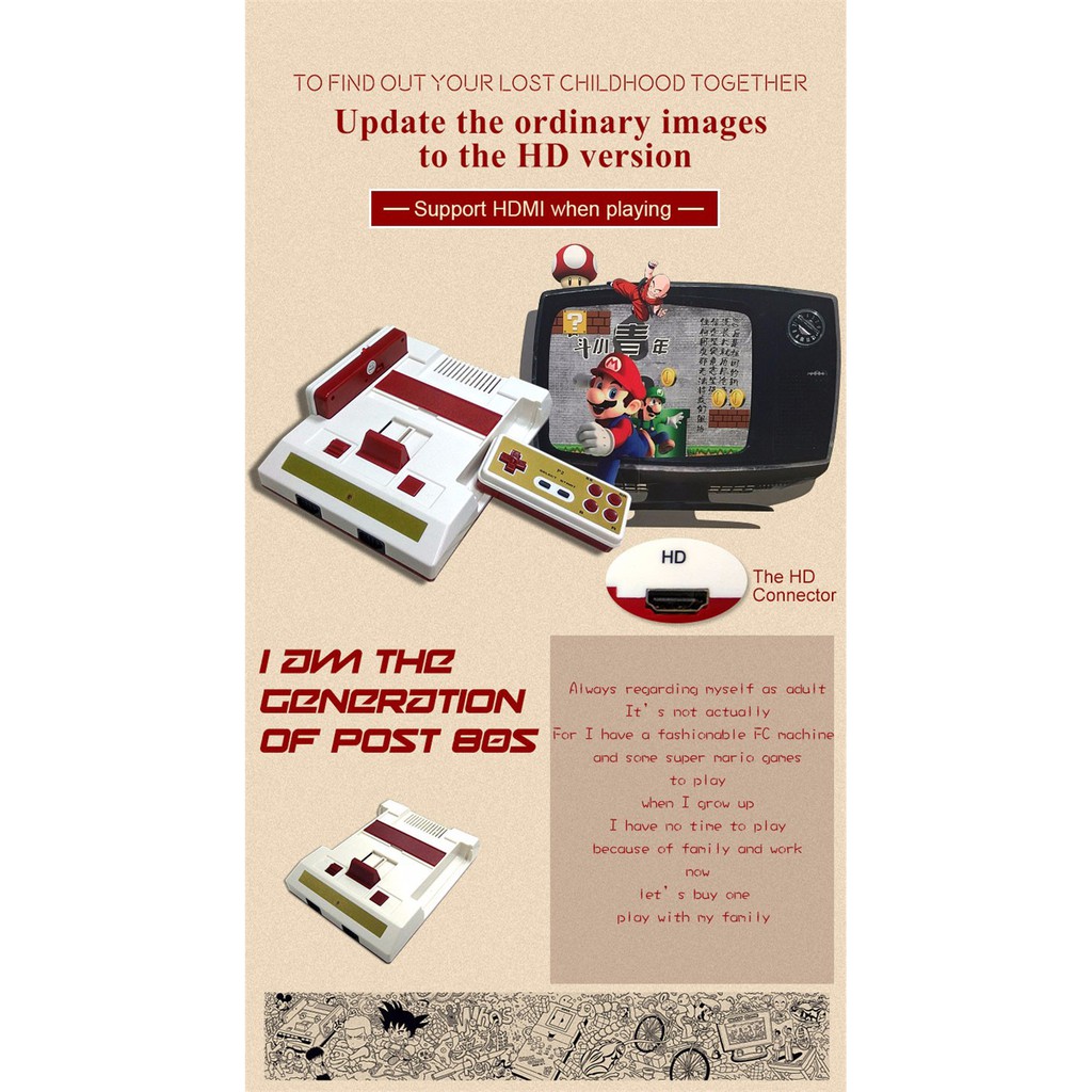 FAMICOM ต่อ HDMI หรือ AV จอยไร้สาย (เล่นสะดวกมากขึ้น) Family game ...