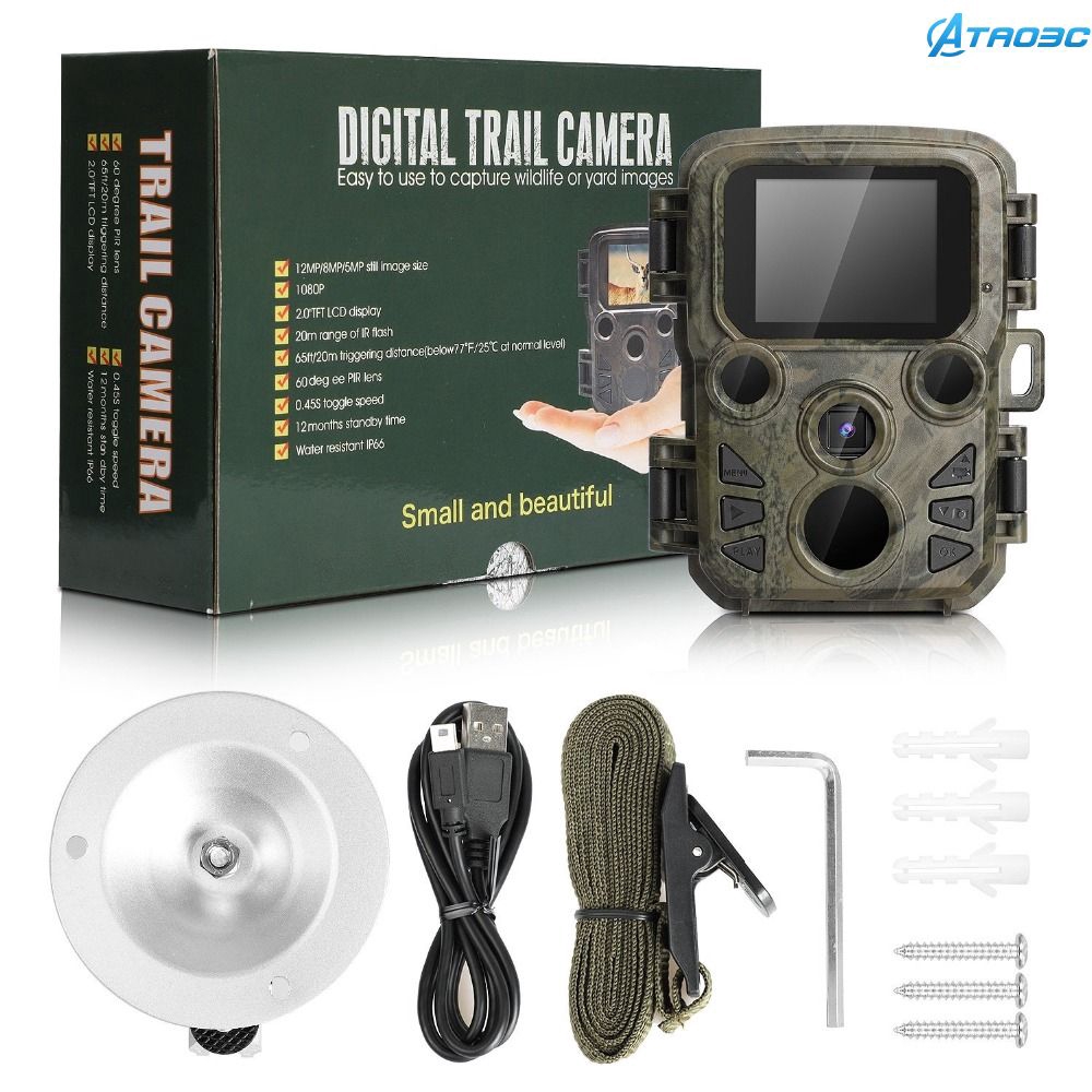 On sale Night Vision Hunting Camera 12mp 1080p Wildlife guard Infrared ...