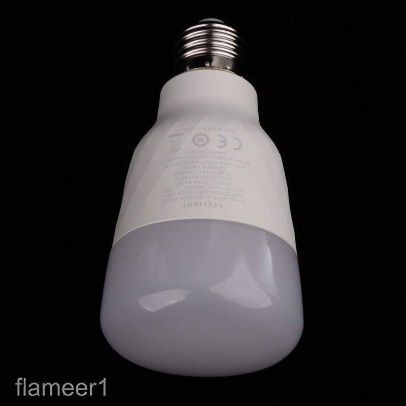 Remote Control Smart LED Light Bulb Yeelight Adjustable Brightness ...