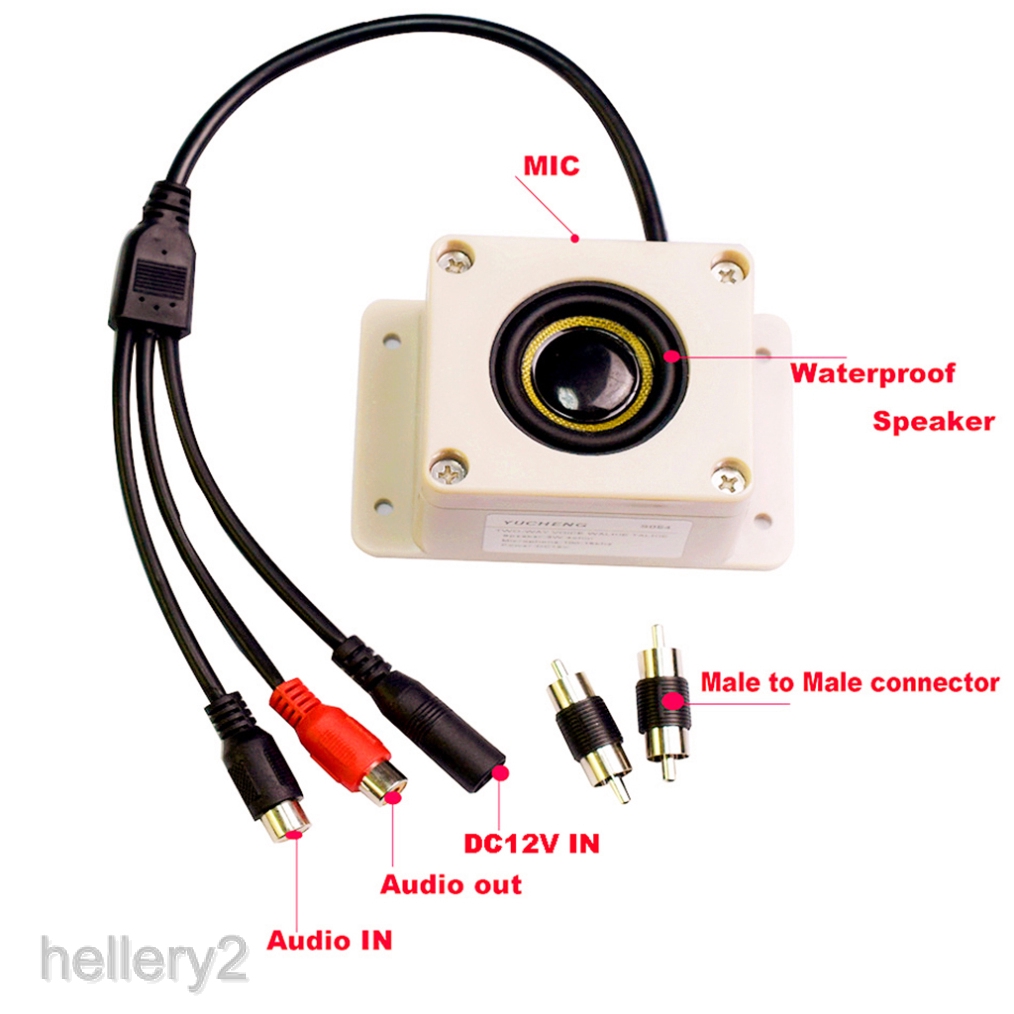 New for Monitoring Camera Outdoor Audio Speaker with MIC - IP66 ...