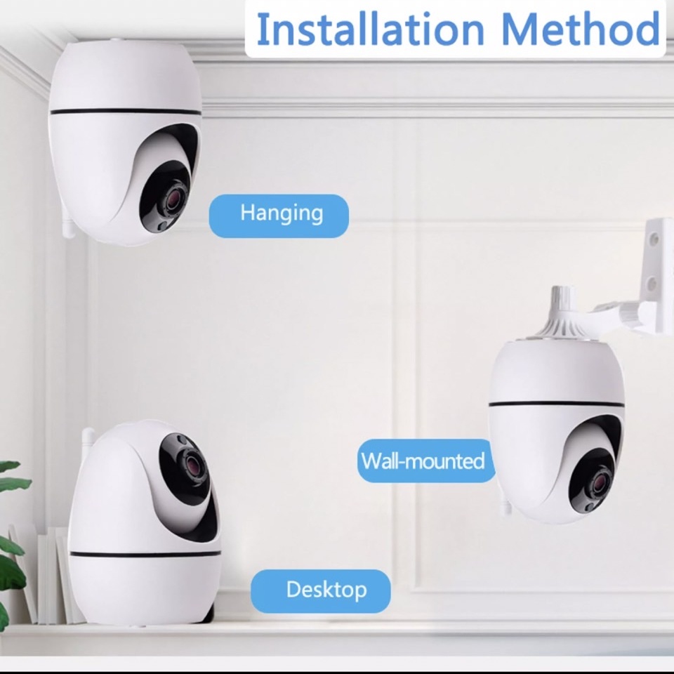 Tuya IP Camera กล้องวงจรปิด 1080P WIFI สามารถหมุนได้ พร้อมเซ็นเซอร์จับ ...
